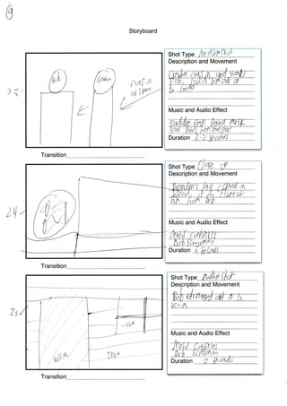 Horror Movie Storyboard | PDF