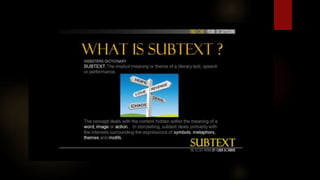 Horror movie sub texts | PPTX | Horror | Genres