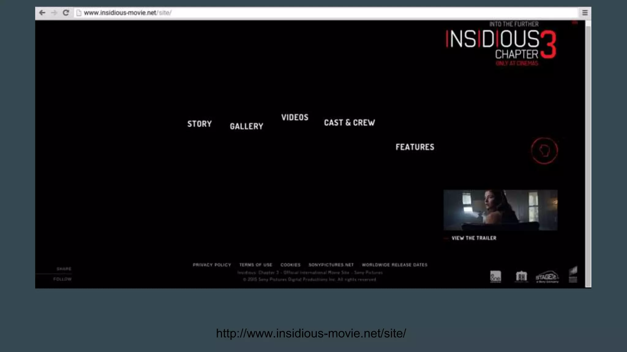 Horror movie website research | PPTX