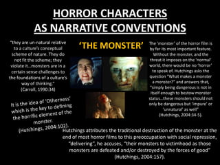 Horror Narratives | PPTX