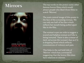 Horror Poster Analysis | PPTX