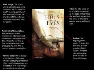 Horror poster analysis! | PPT