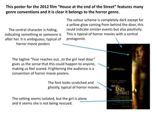 Horror Poster Analysis | PPTX