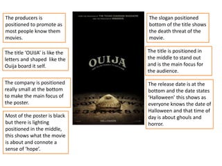 Horror poster analysis | PPT