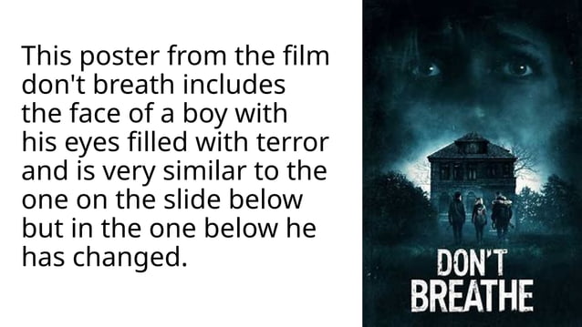 horror posters research powerpoint including examples of horror posters ...