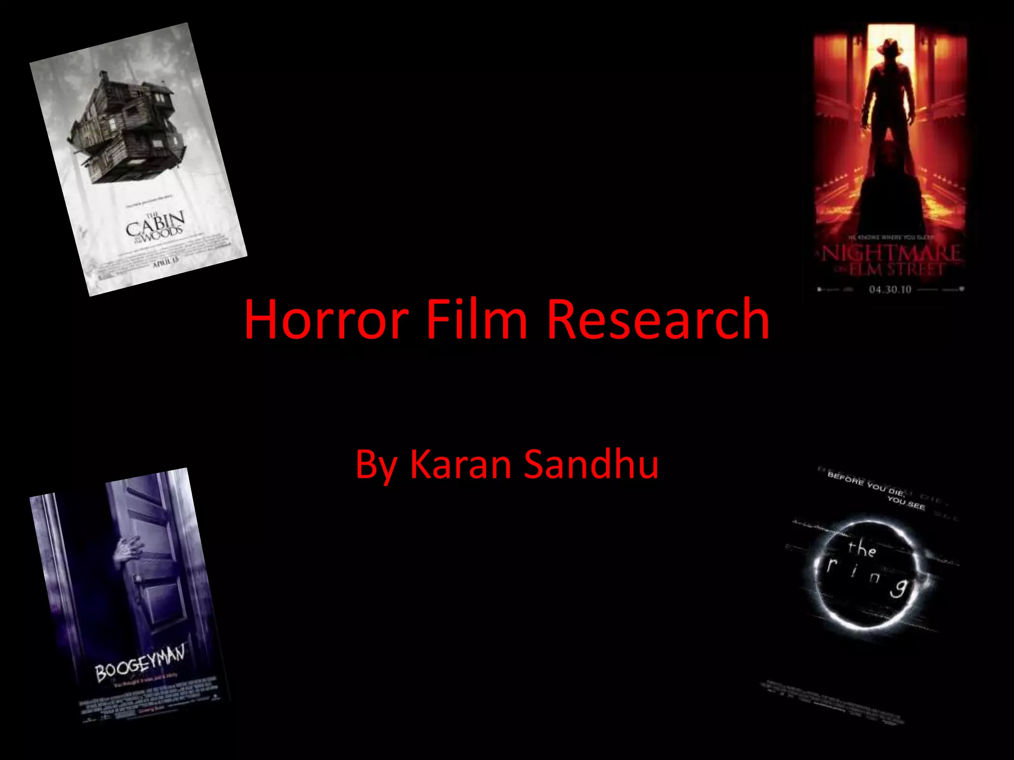 Horror Presentation (Research) | PPTX