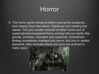 Horror presentation | PPT