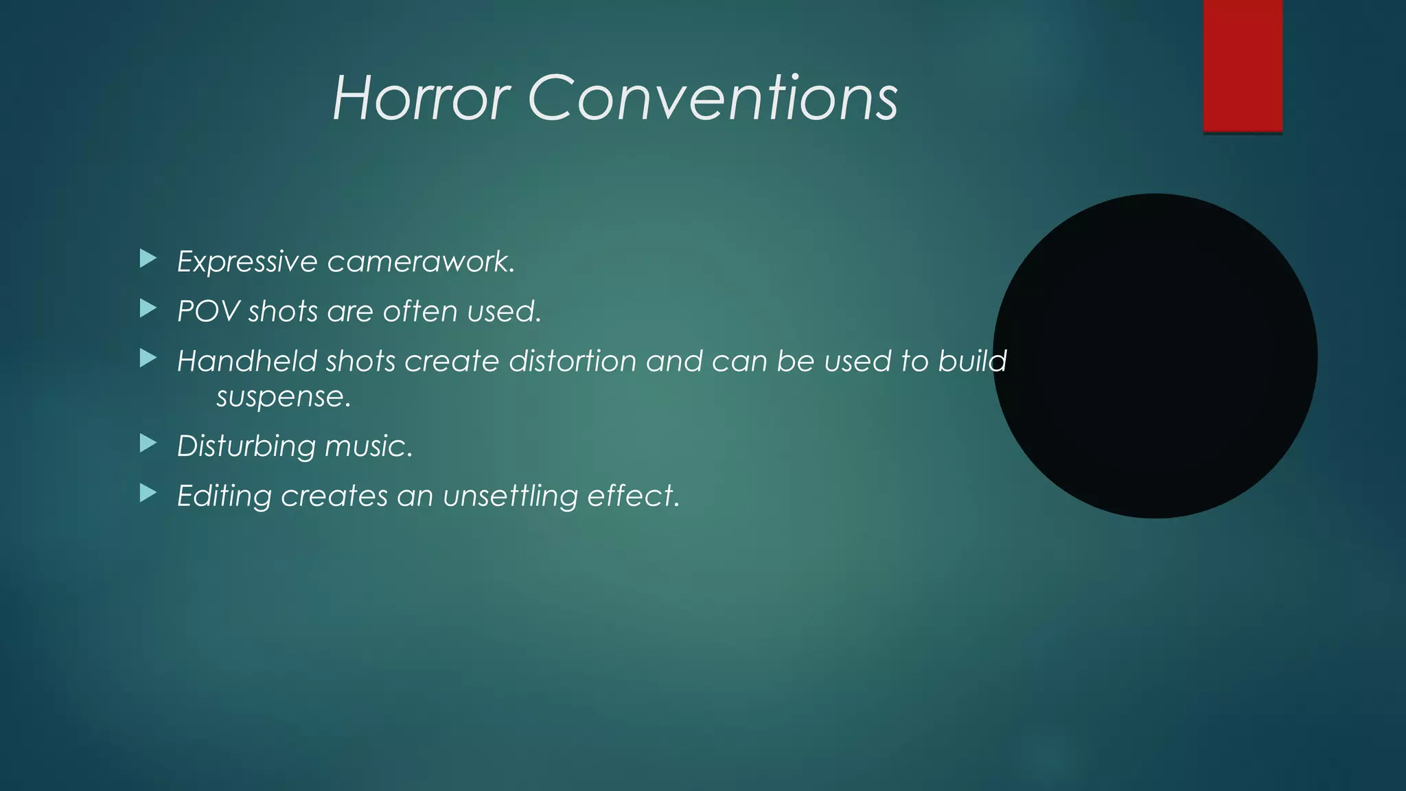 Horror Genre Presentation | ODP