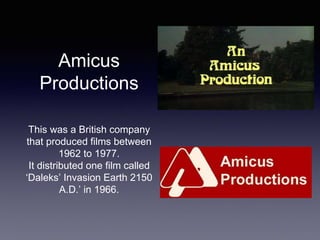 Horror producers and distributors | PPT