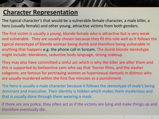 Horror representation | PPTX