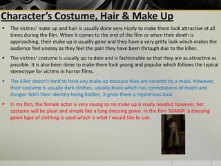 Horror representation | PPTX