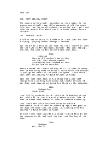 Horror story script 1 | PDF
