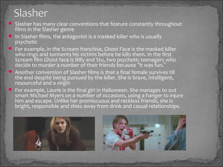 Horror sub genres | PPT