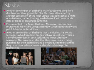 Horror sub genres | PPT