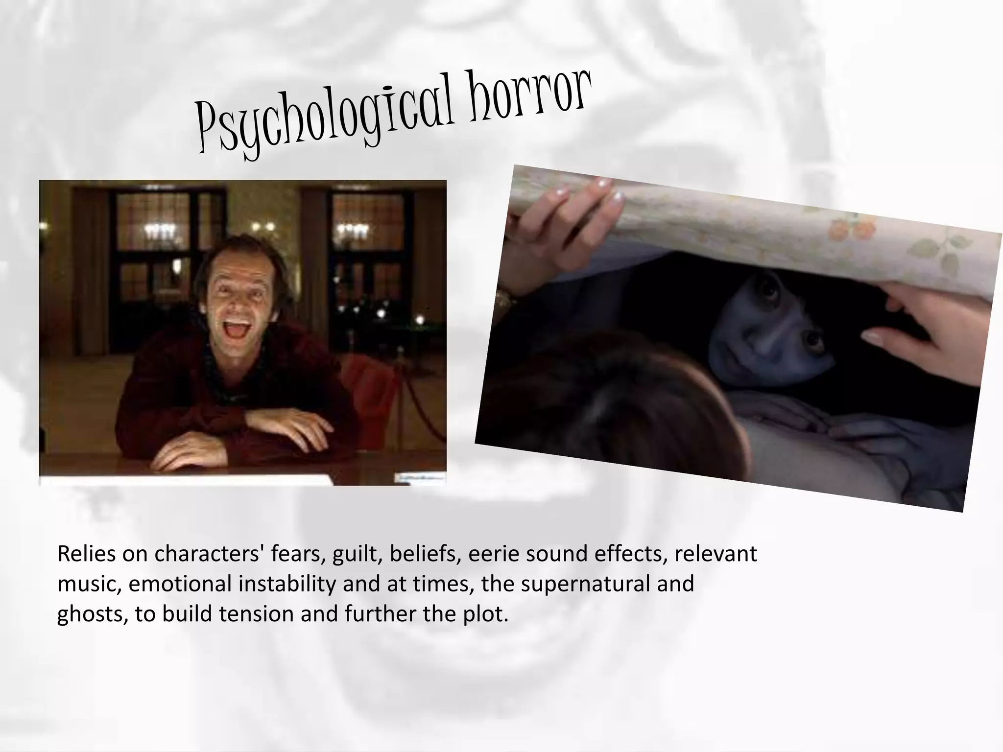 Horror sub genres | PPT | Free Download