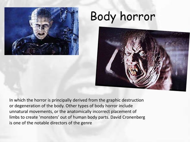 Horror sub genres | PPT | Free Download