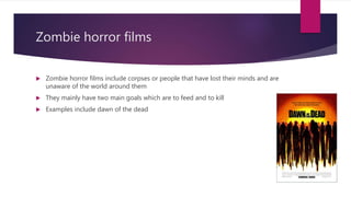Horror sub genres | PPTX
