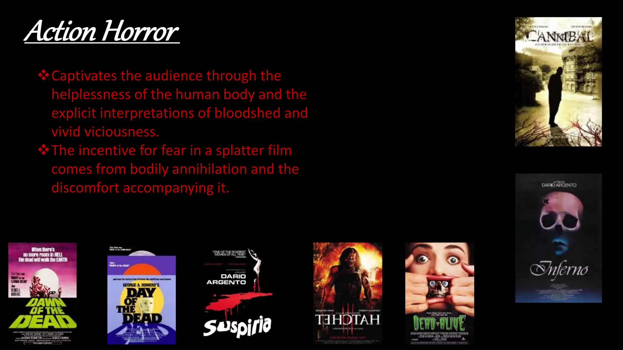 Horror sub genres | PPTX