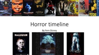Horror timeline | PPTX