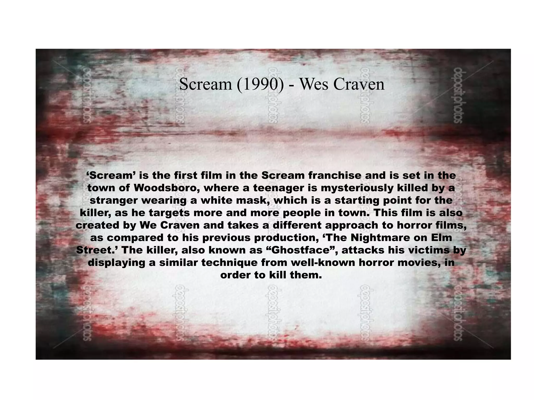 Horror Timeline | PPT