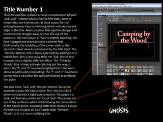 Horror Title Examples | PPTX