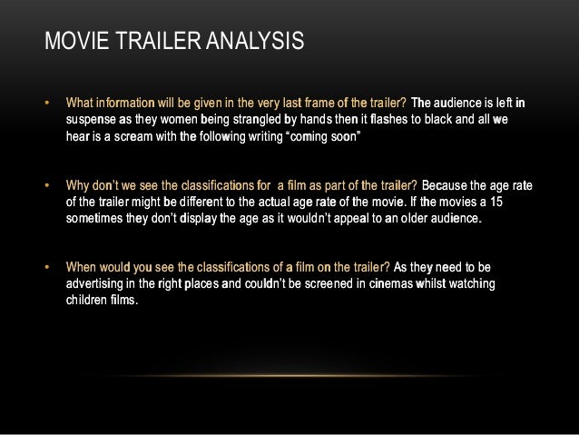 Horror trailer analysis 3