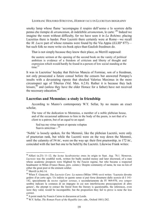 Horror vacui in lucretian biography | PDF