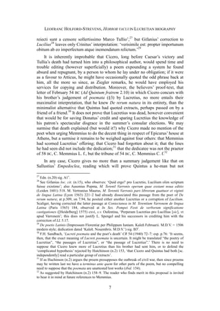 Horror vacui in lucretian biography | PDF