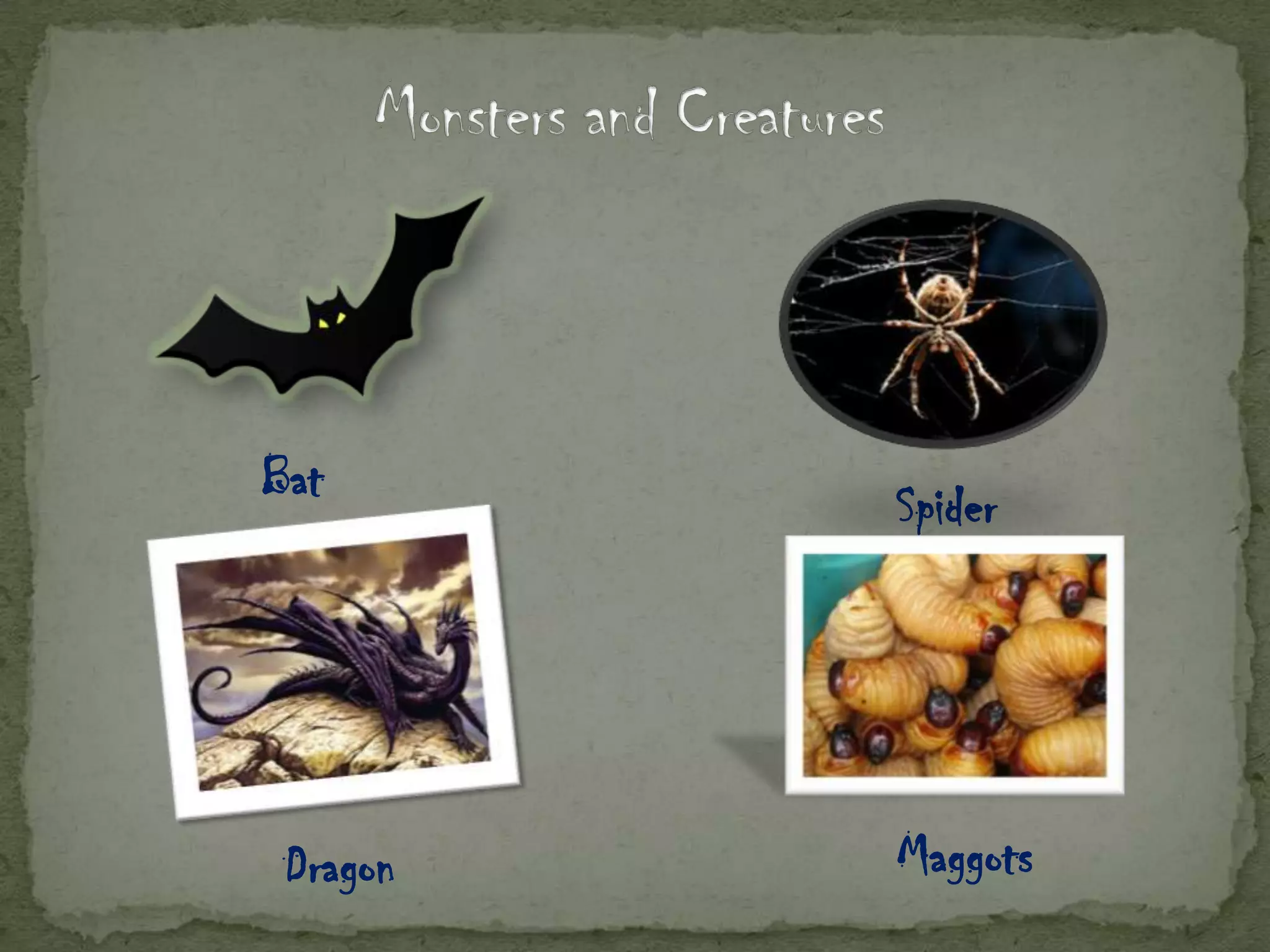 Horror vocabulary | PPTX