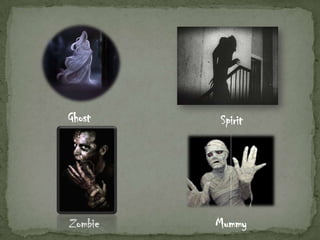 Horror vocabulary | PPTX