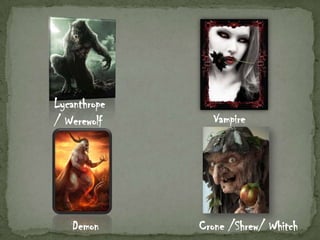 Horror vocabulary | PPTX