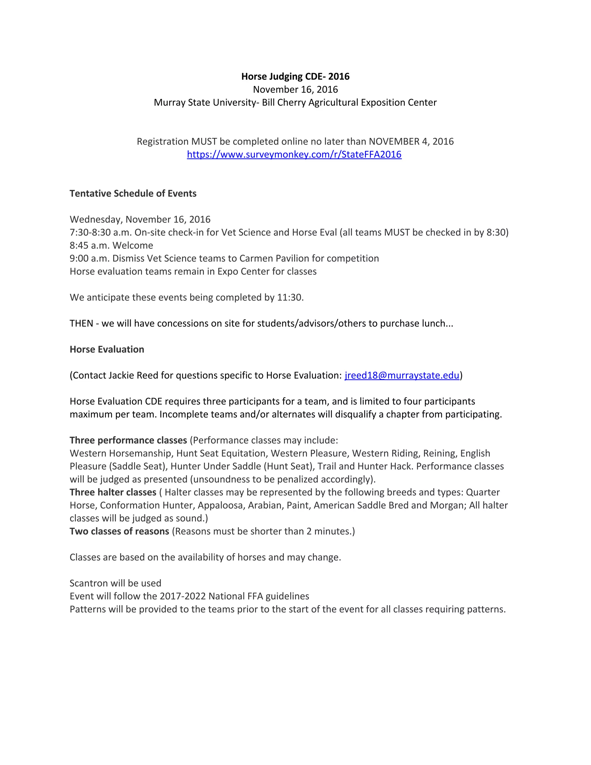 Horse judging-cde-16 | DOC