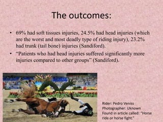 Horse-related injuries | PPT