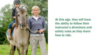Horseback Riding Safety for Kids | PPTX