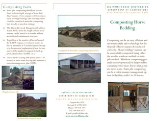 Horse bedding compost_brochure | PDF | Equine Sports | Sports