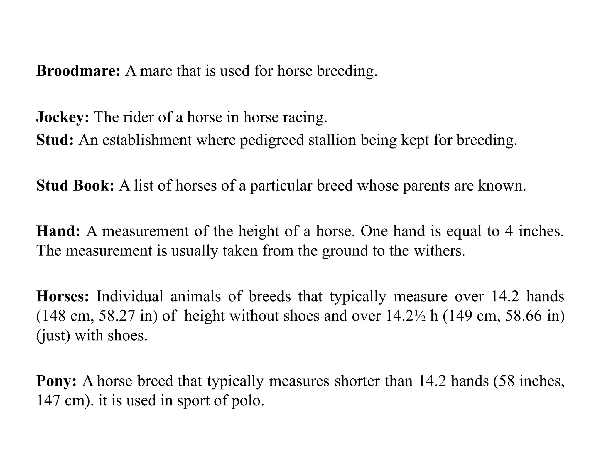 HORSE CLASSIFICATION AND BREED OF HORSE AND DONKEY.pptx