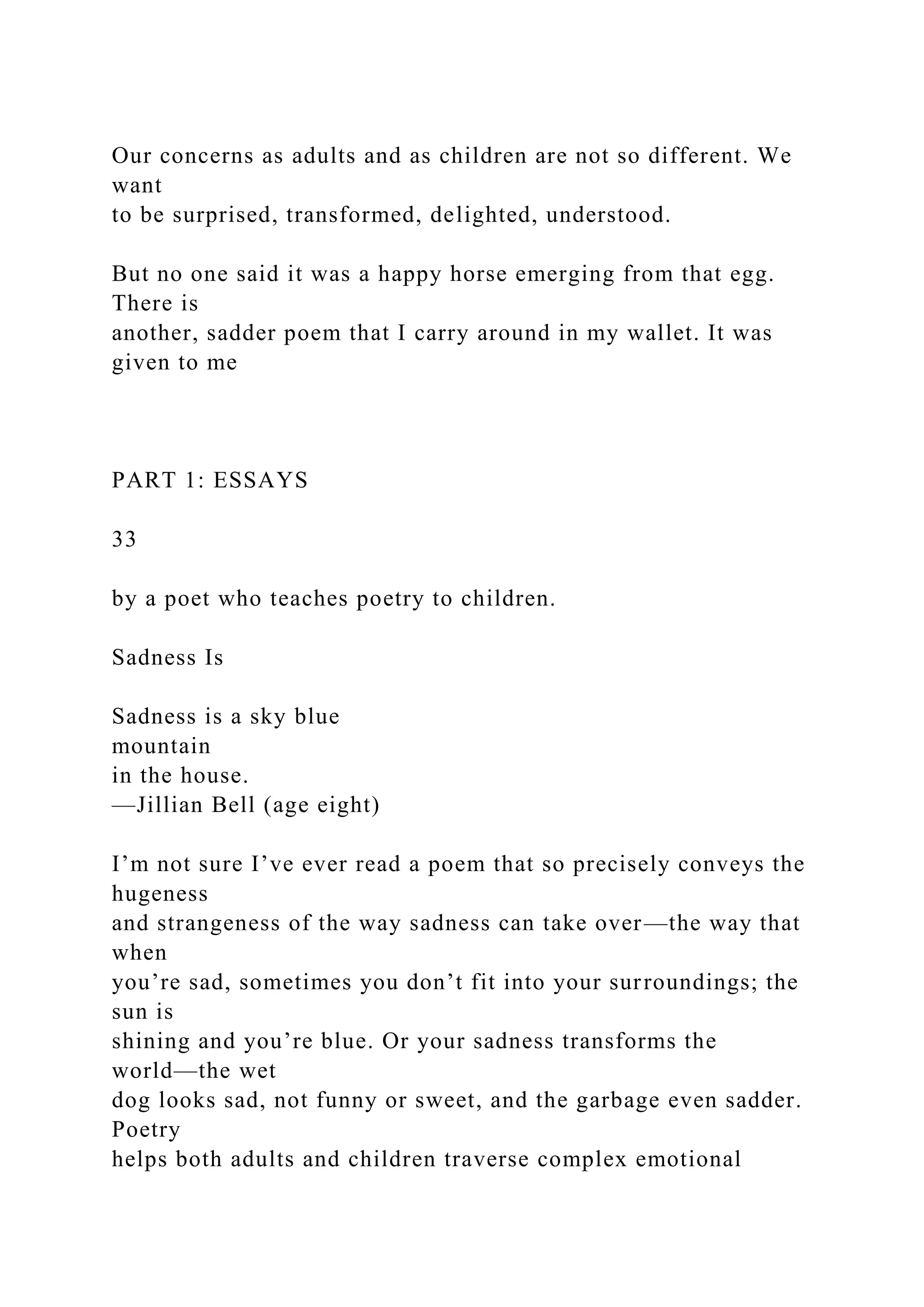 Horse in Egg by Matthea Harvey27Poetry Is an Egg W.docx