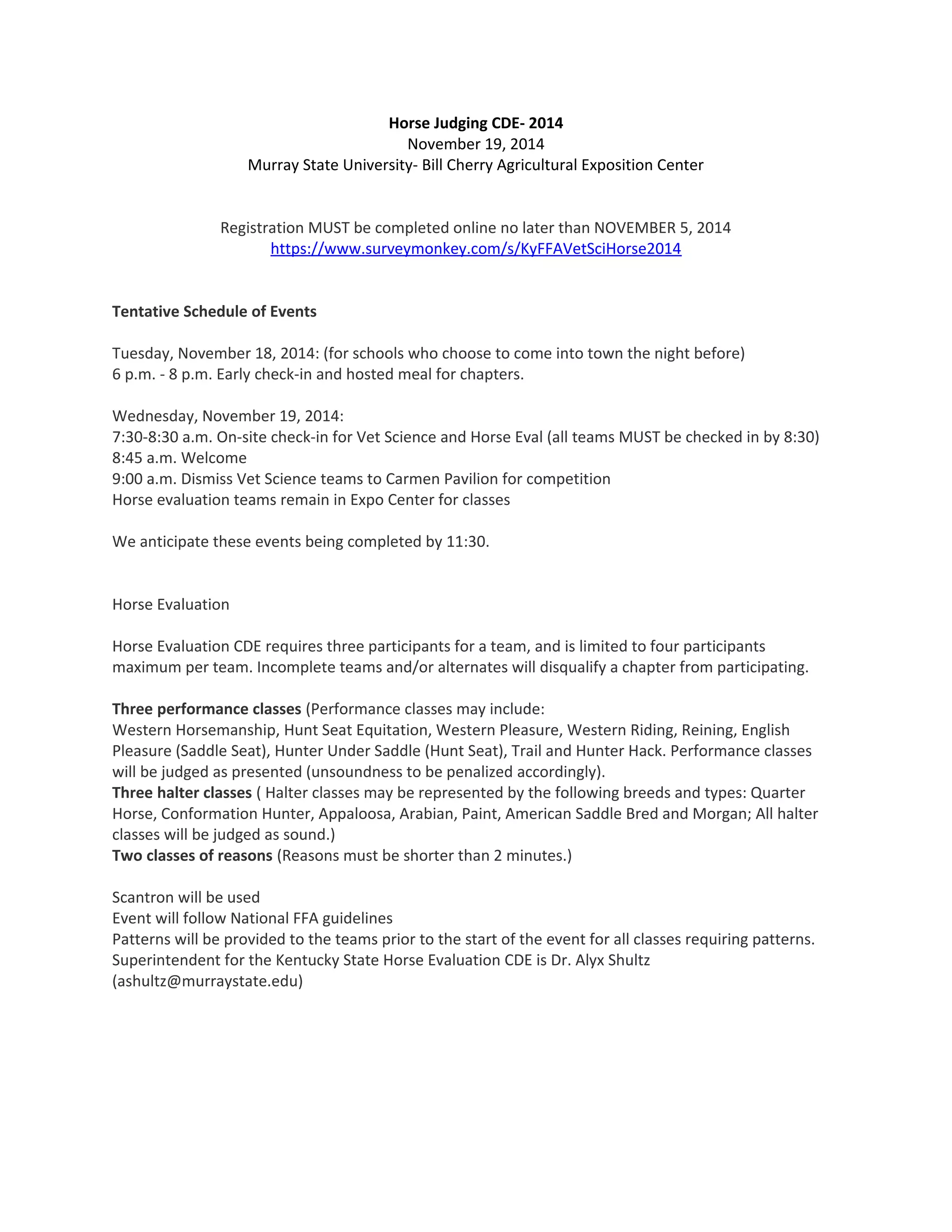 Horse judging cde 14 | PDF