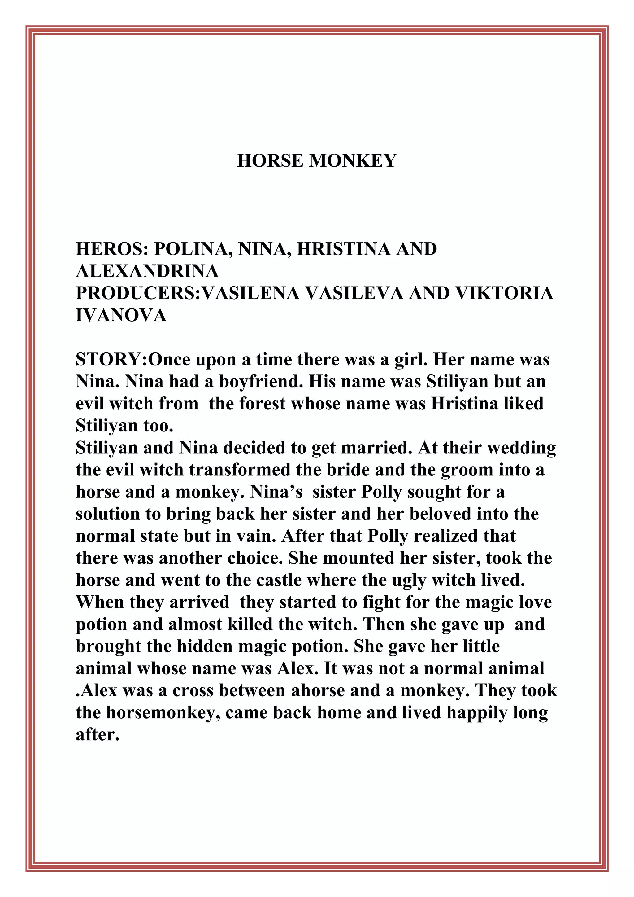 Horse monkey | PDF