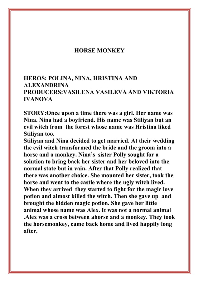 Horse monkey | PDF