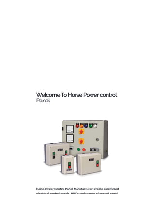 Horse Power Control | PDF
