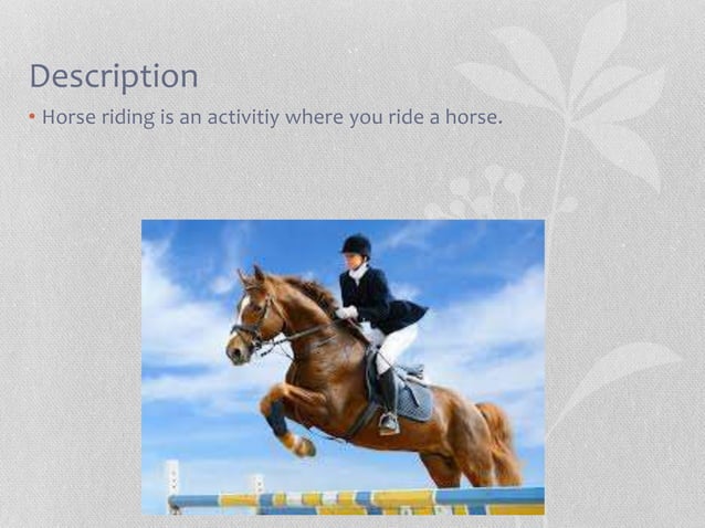 Horse riding | PPTX