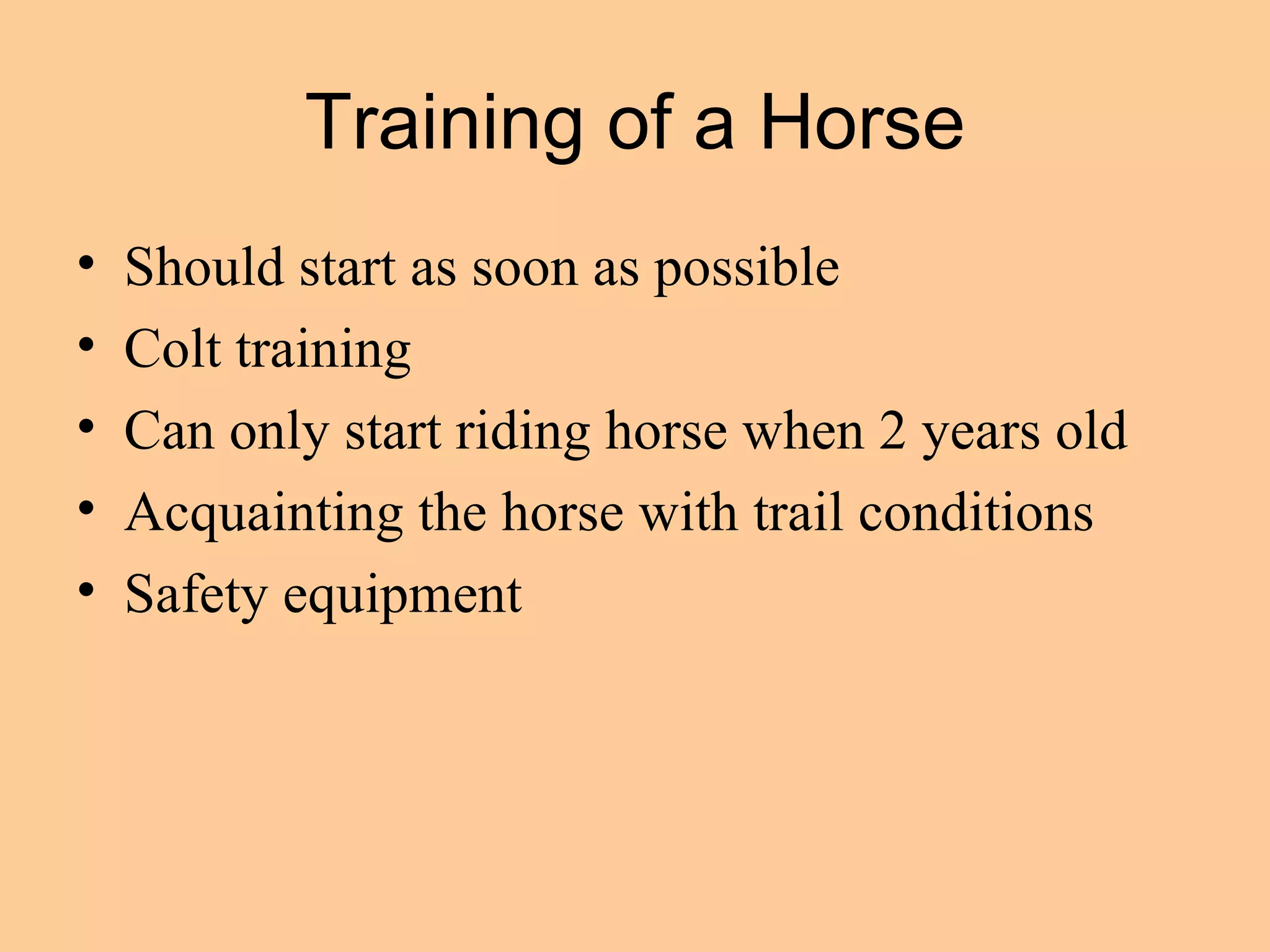 Horses | PPT