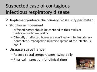 Biosecurity in the Practice #horsebiosecurity | PPT