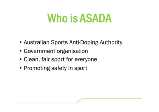 Anti-doping Education Seminar 2016 | PPT