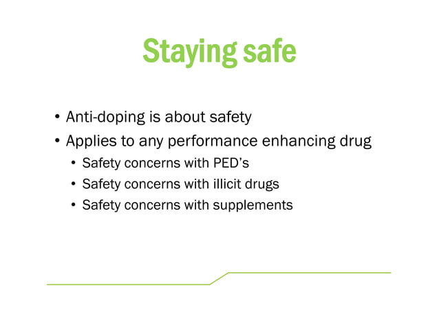 Anti-doping Education Seminar 2016 | PPT
