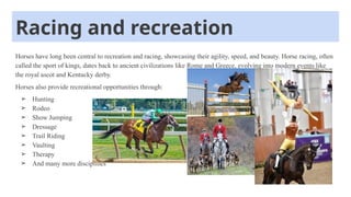 Horses Through History, horse evolution and humans and horses | PPTX