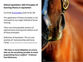Lets Talk About Horse Welfare | PPTX