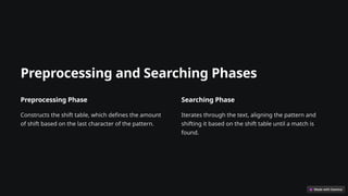 Horspool Pattern matching Algorithm.pptx