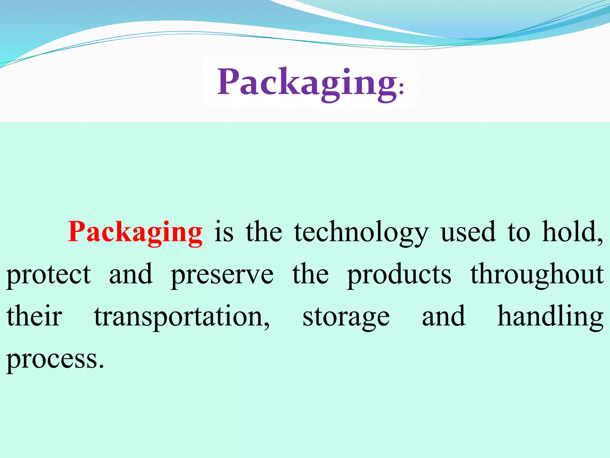 Packaging | PPTX